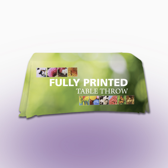 Dye Sublimation Table Throws - Oui Promote